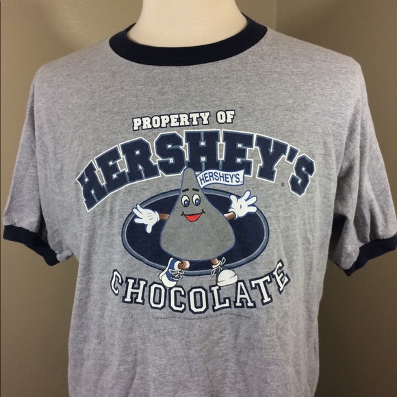 Shirts | Vintage Hersheys Tshirt Xl Anvil Chocolate Candy | Poshmark